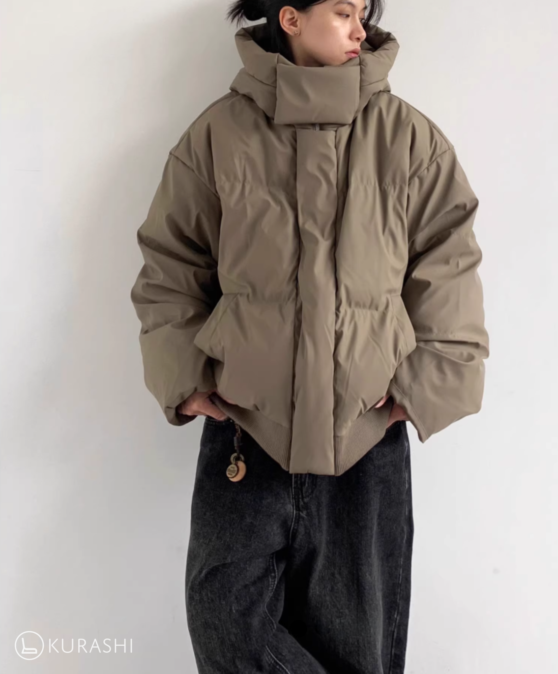Ryo High-Neck Padded Jacket – Kurashi Living