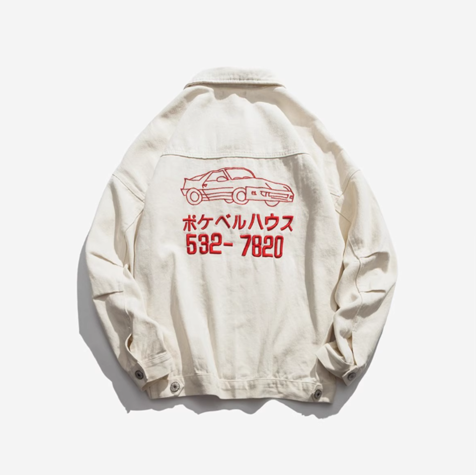 Bosozoku Drive Embroidered Jacket – Kurashi Living